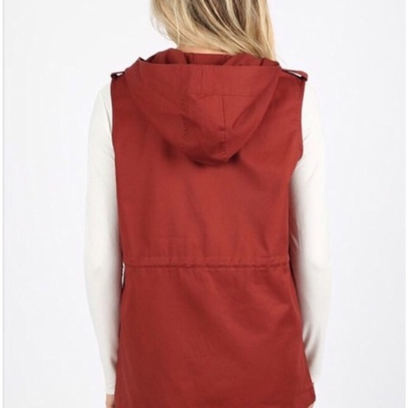 Everythingpink1 | Jackets & Coats | Left 5utility Hoodie Jacket Brick ...